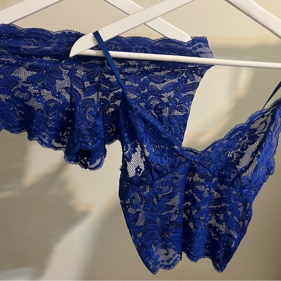 Intimates & Sleepwear | Sexy Sheer Floral Lace Pajamas Lingerie Set ...